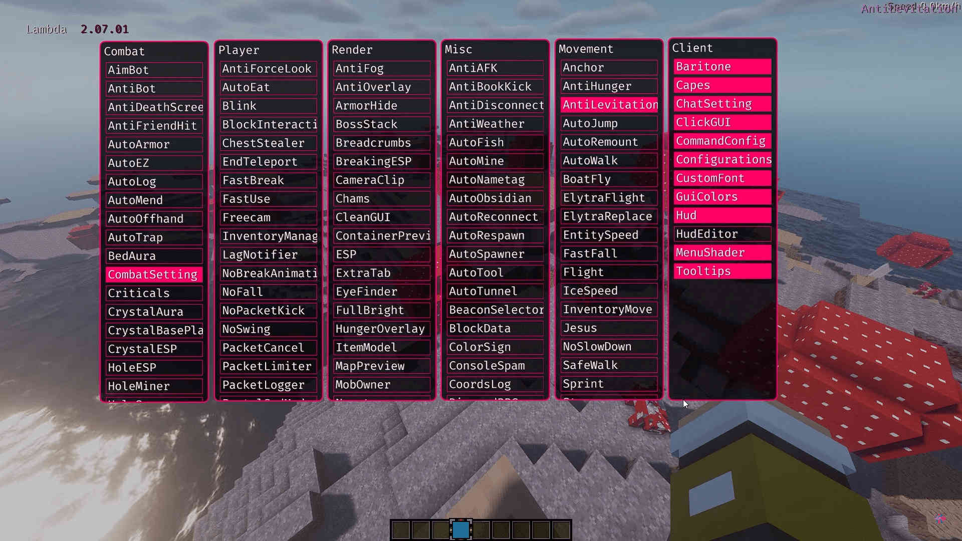 Cheats for Minecraft