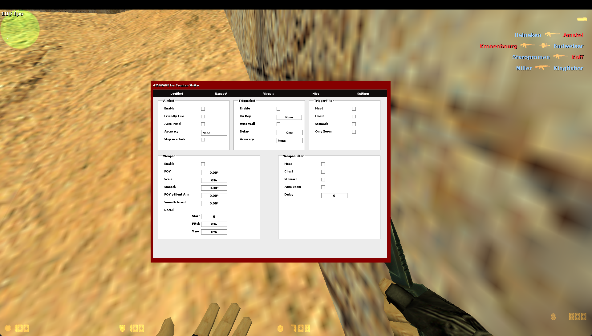 AimWarik - Cheat for CS 1.6