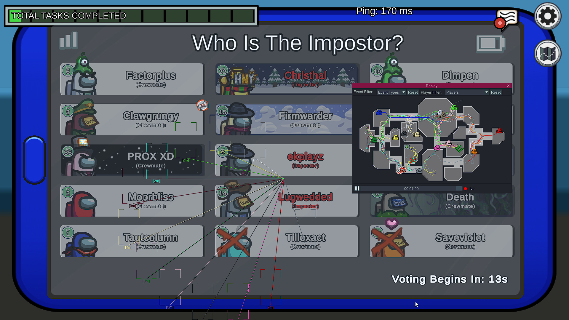 AmongUsMenu - Модменю | ModMenu для Among Us