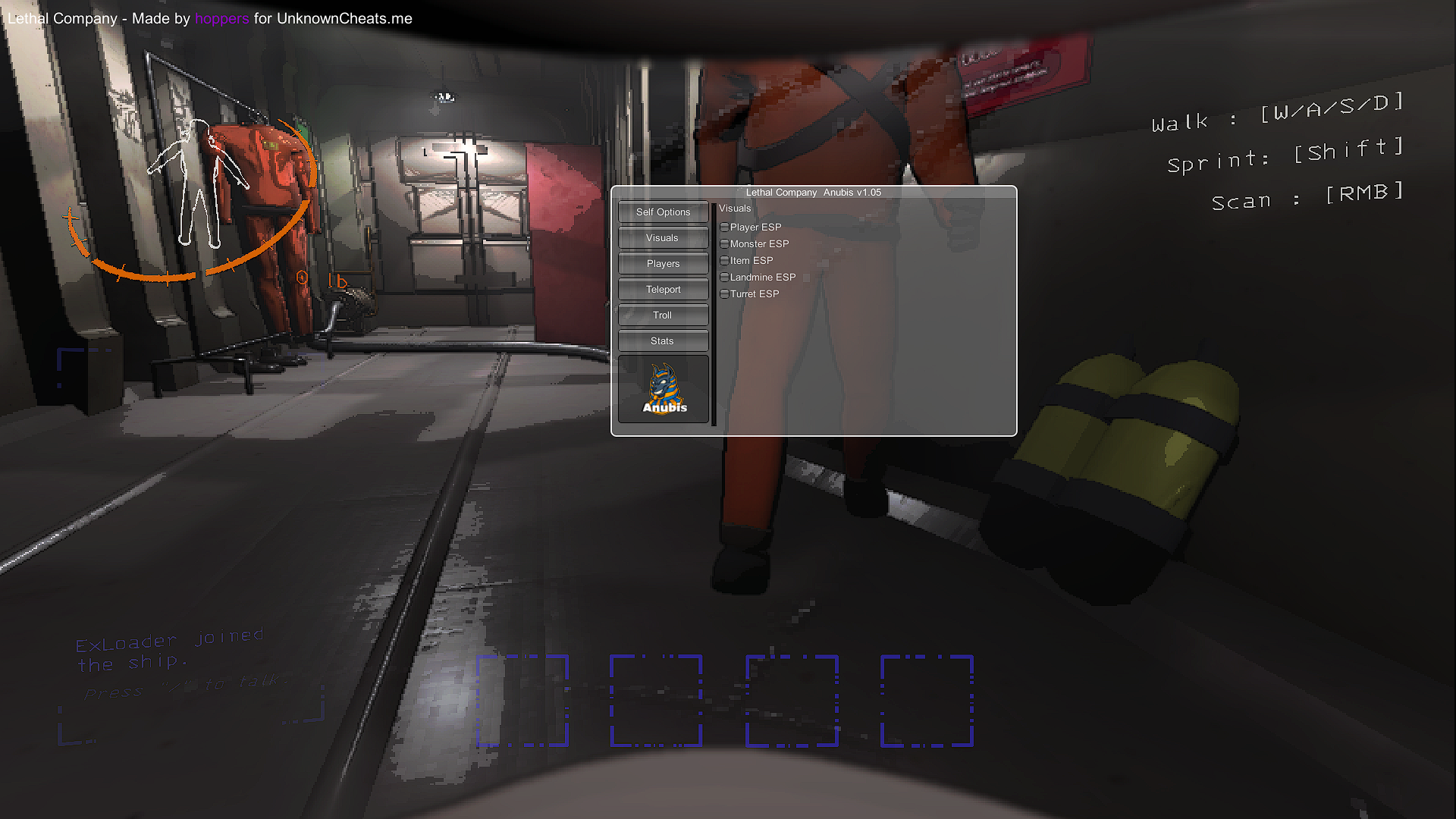 Anubis - Модменю | ModMenu для Lethal Company