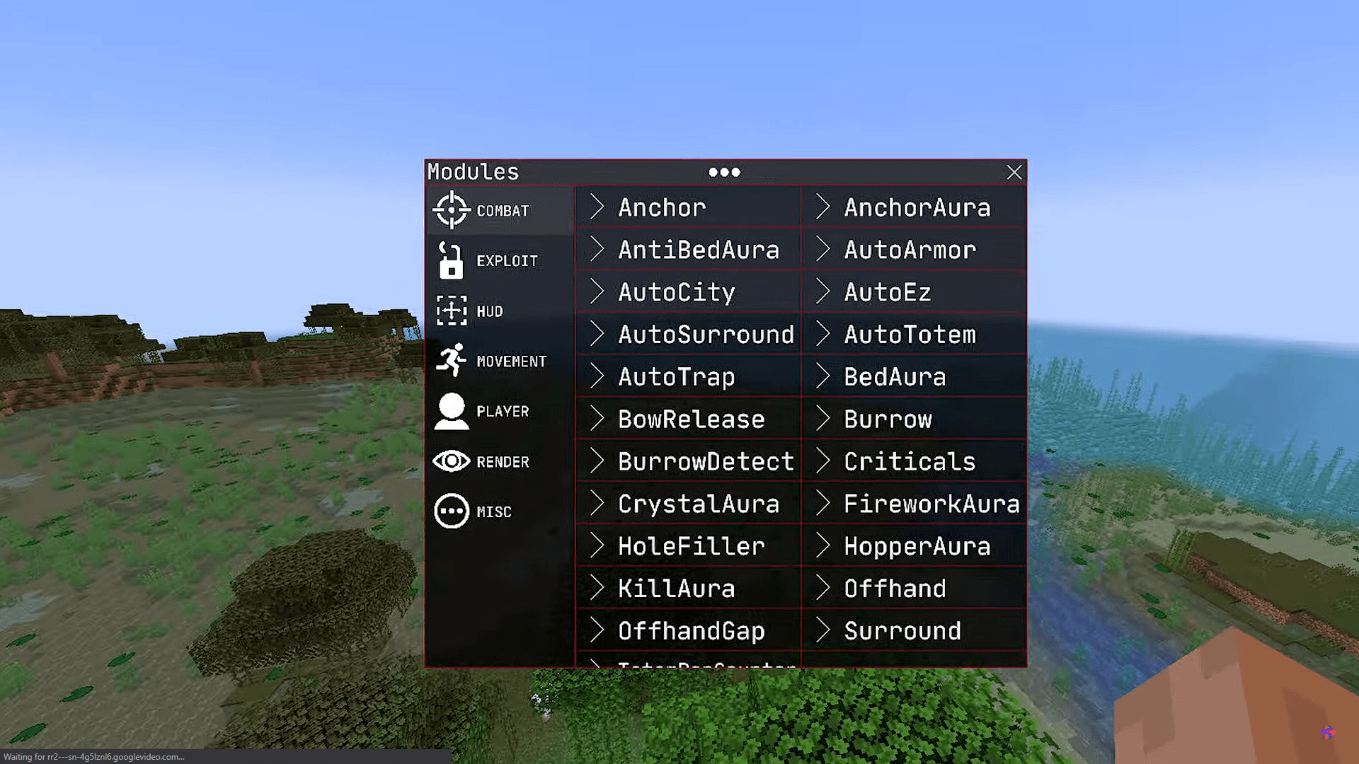 Ares - Cheat for Minecraft