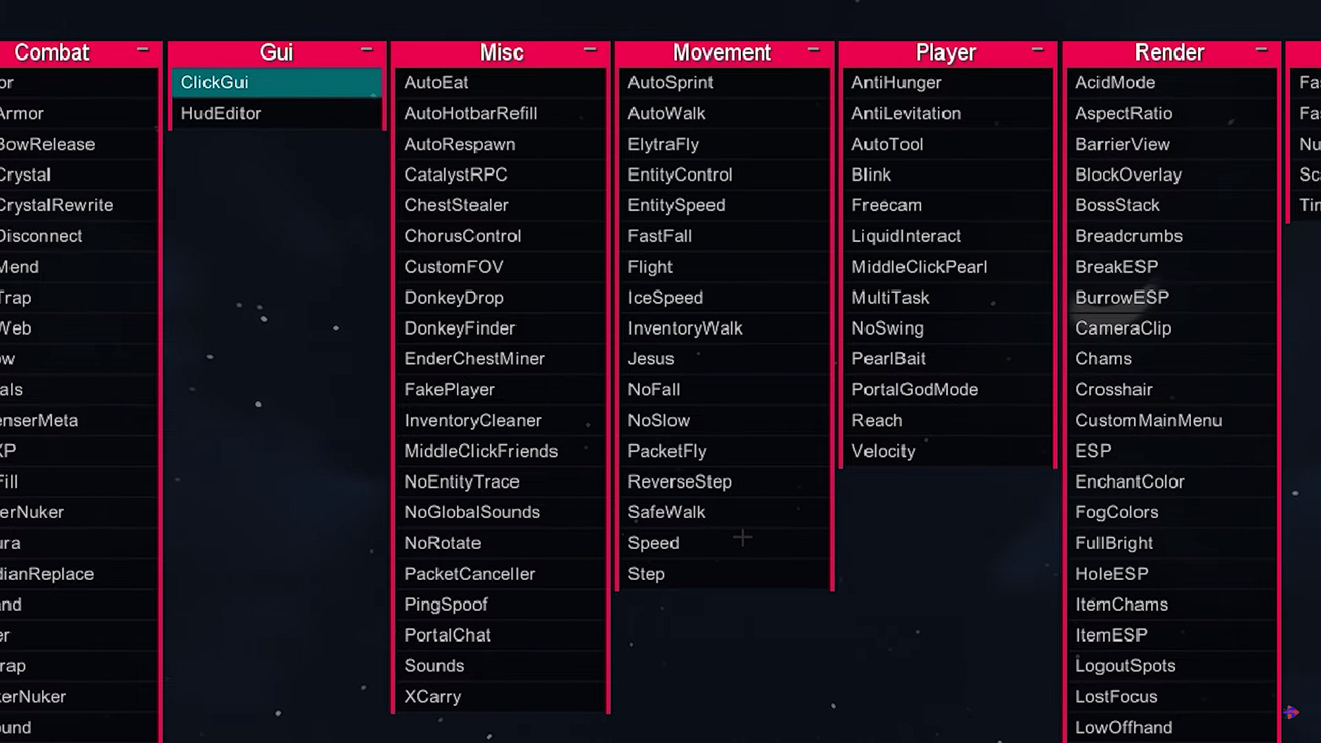 Catalyst - Чит для Minecraft