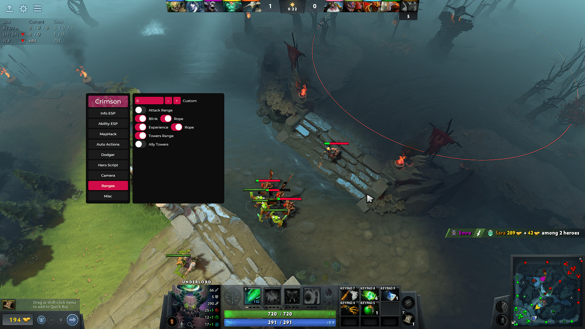 Crimson - Чит для Dota 2