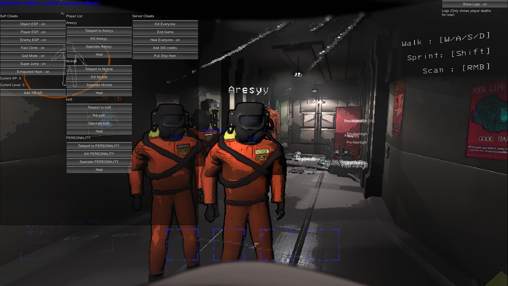 JakethemodderMenu - Cheat for Lethal Company