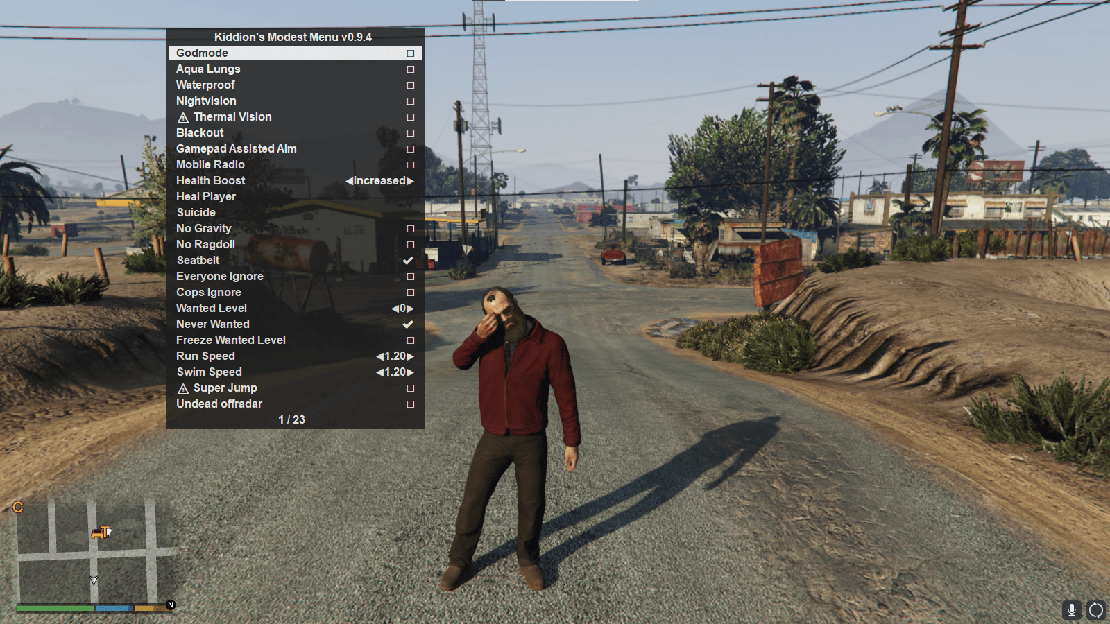 ModestMenu - ModMenu for GTA V