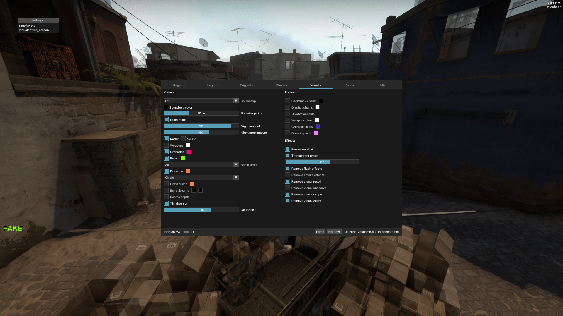 PPHUD - Рейдж | Rage чит для CS:GO