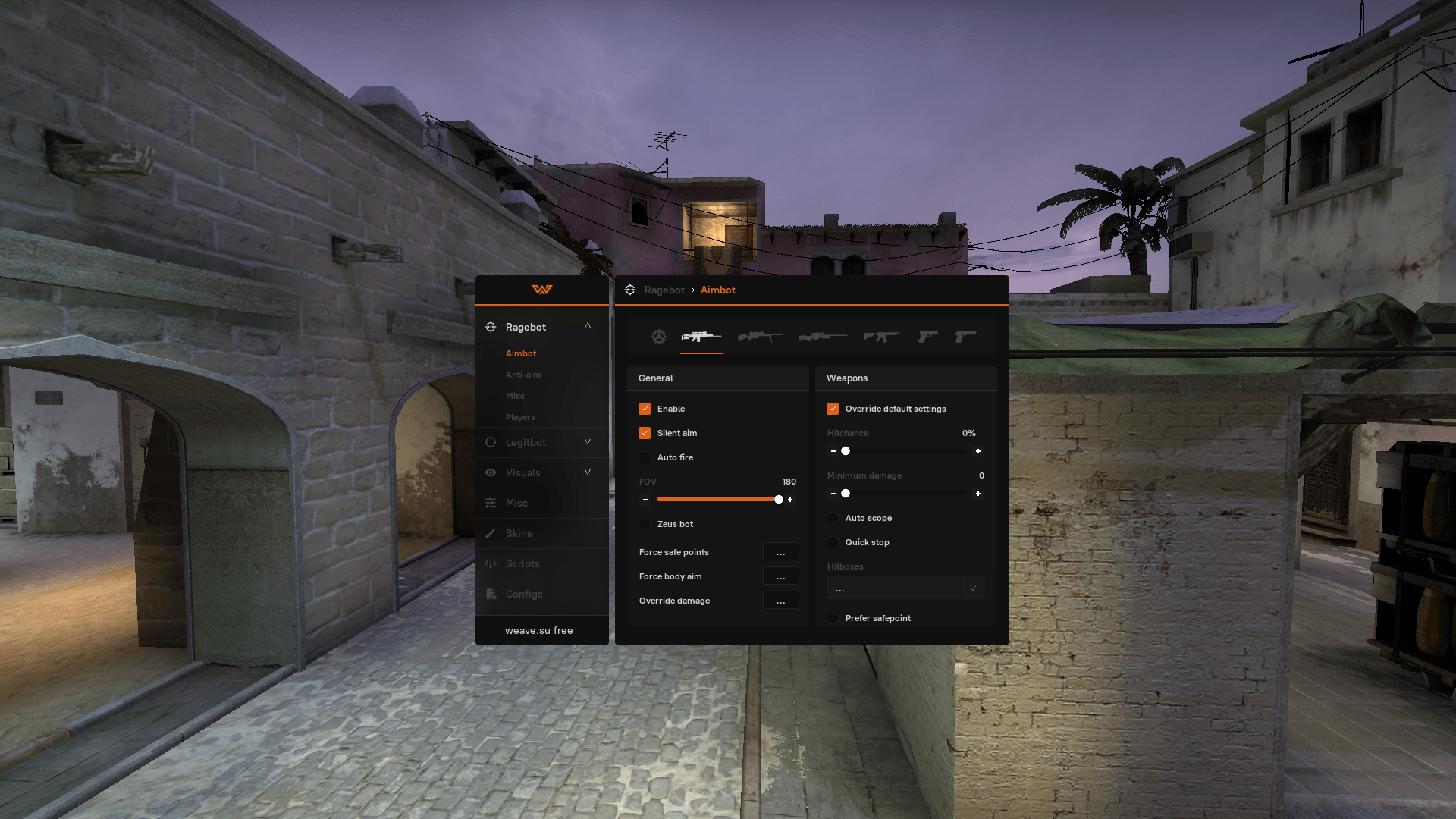Weave - Рейдж | Rage чит для CS:GO