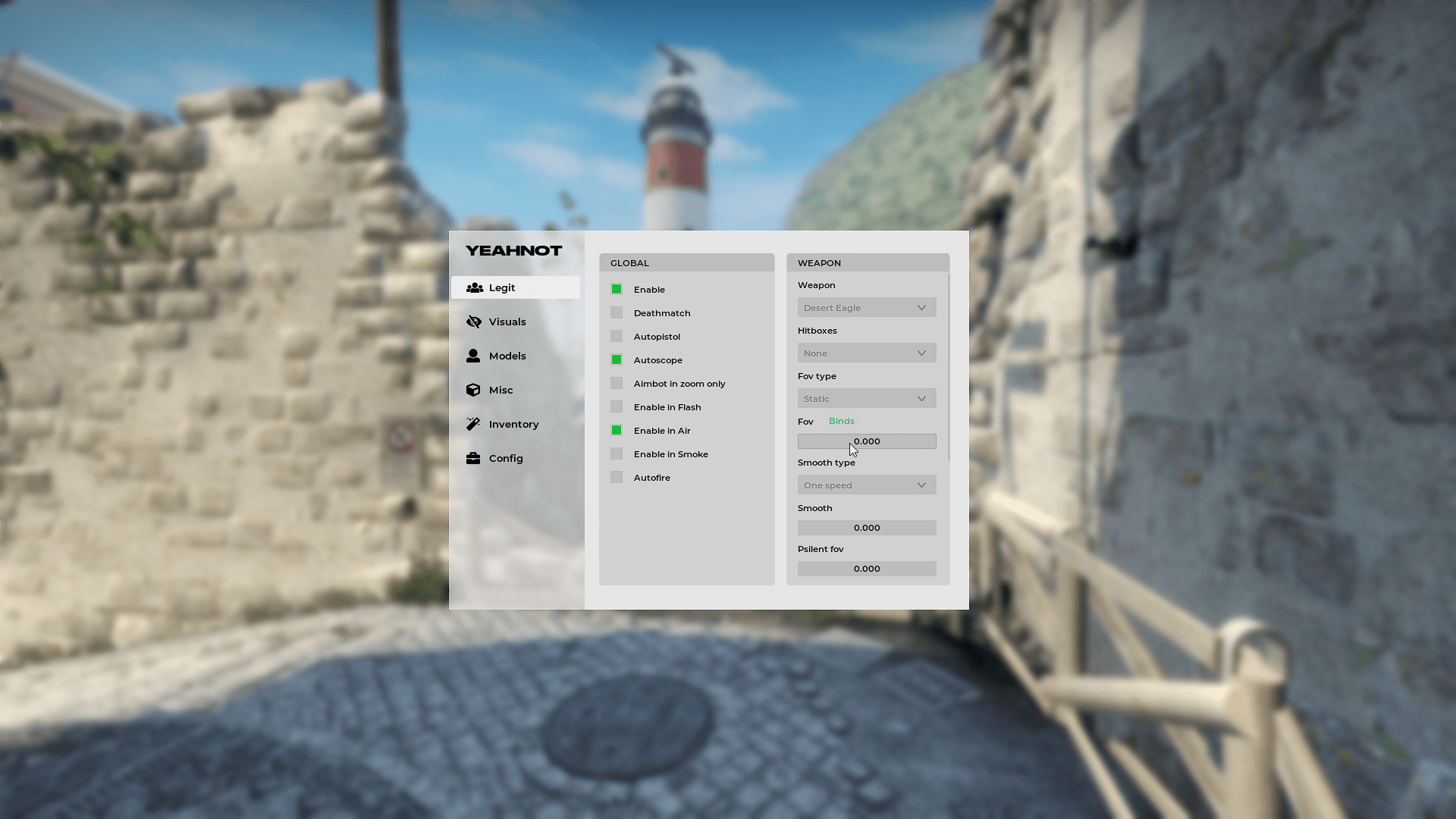 YeahNOT - Cheat for CS:GO